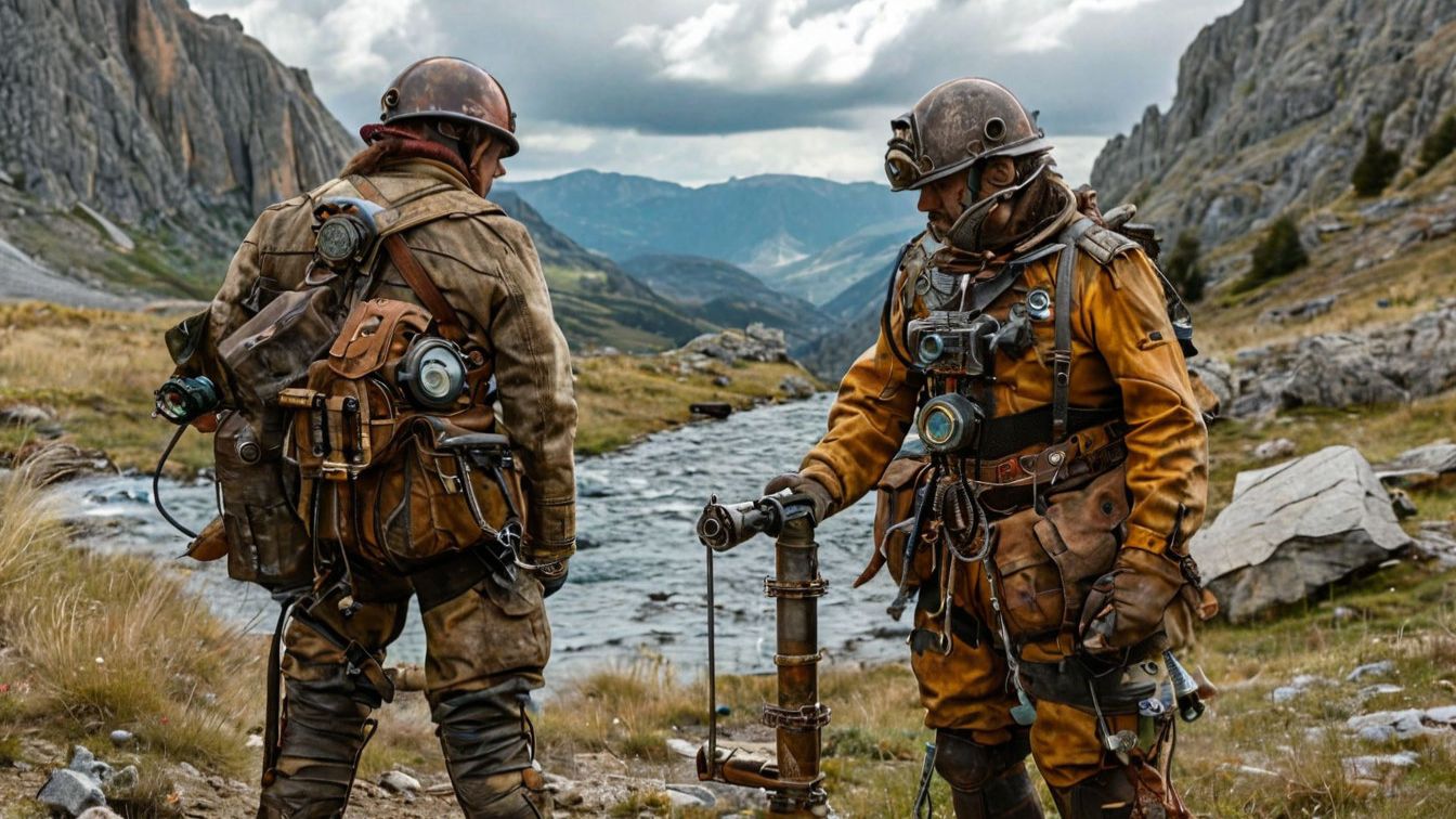 Геофизика в ЛагоНаки , Хамышки : поиск воды