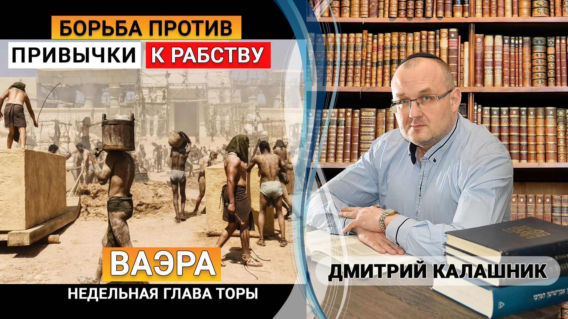 Как Всевышний борется с привыканием евреев к рабству в Египте?  Рав Бен-Цион Шпиц. Глава Ваэра