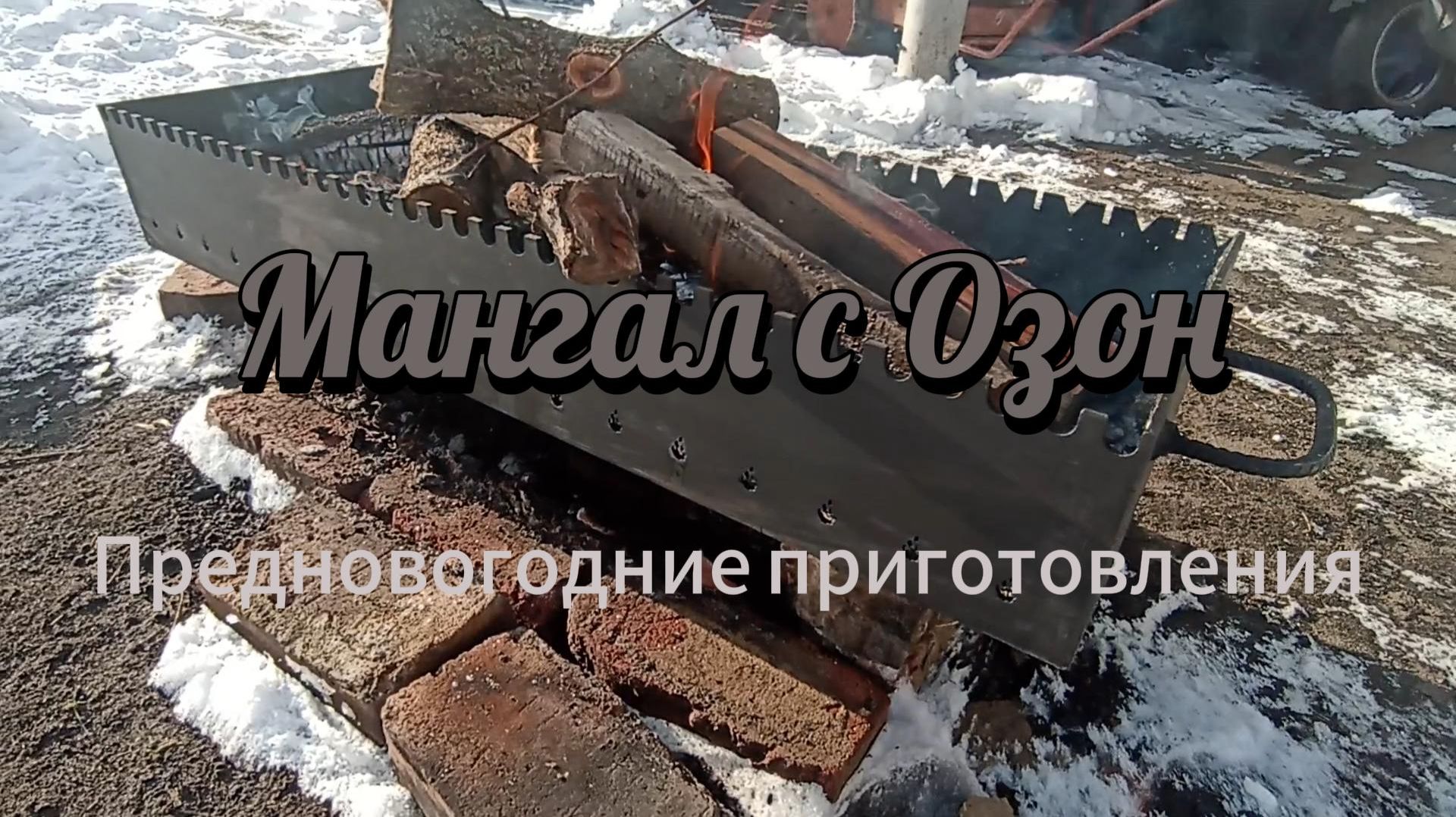 Мангал с озон