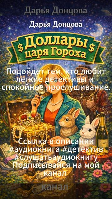 Дарья Донцова Доллары царя Гороха    #аудиокниги #детектив #слушатьаудиокниги