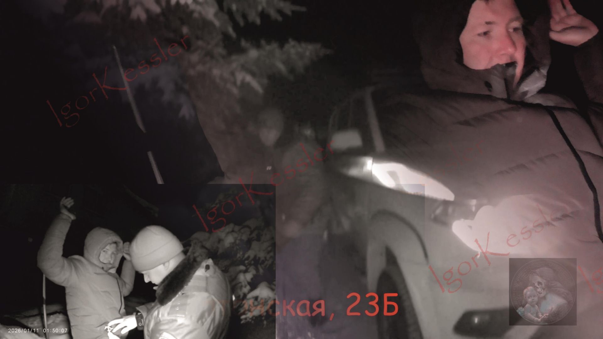 Ломился, уже в дверь чужого дома, в Сургуте