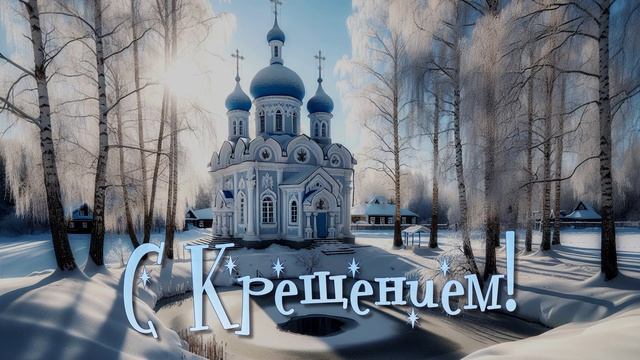 С праздником Крещения Господня в 2026 году! Не страшны крещенские морозы!