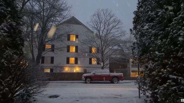 Вудсток, Вермонт - Прогулка ночью