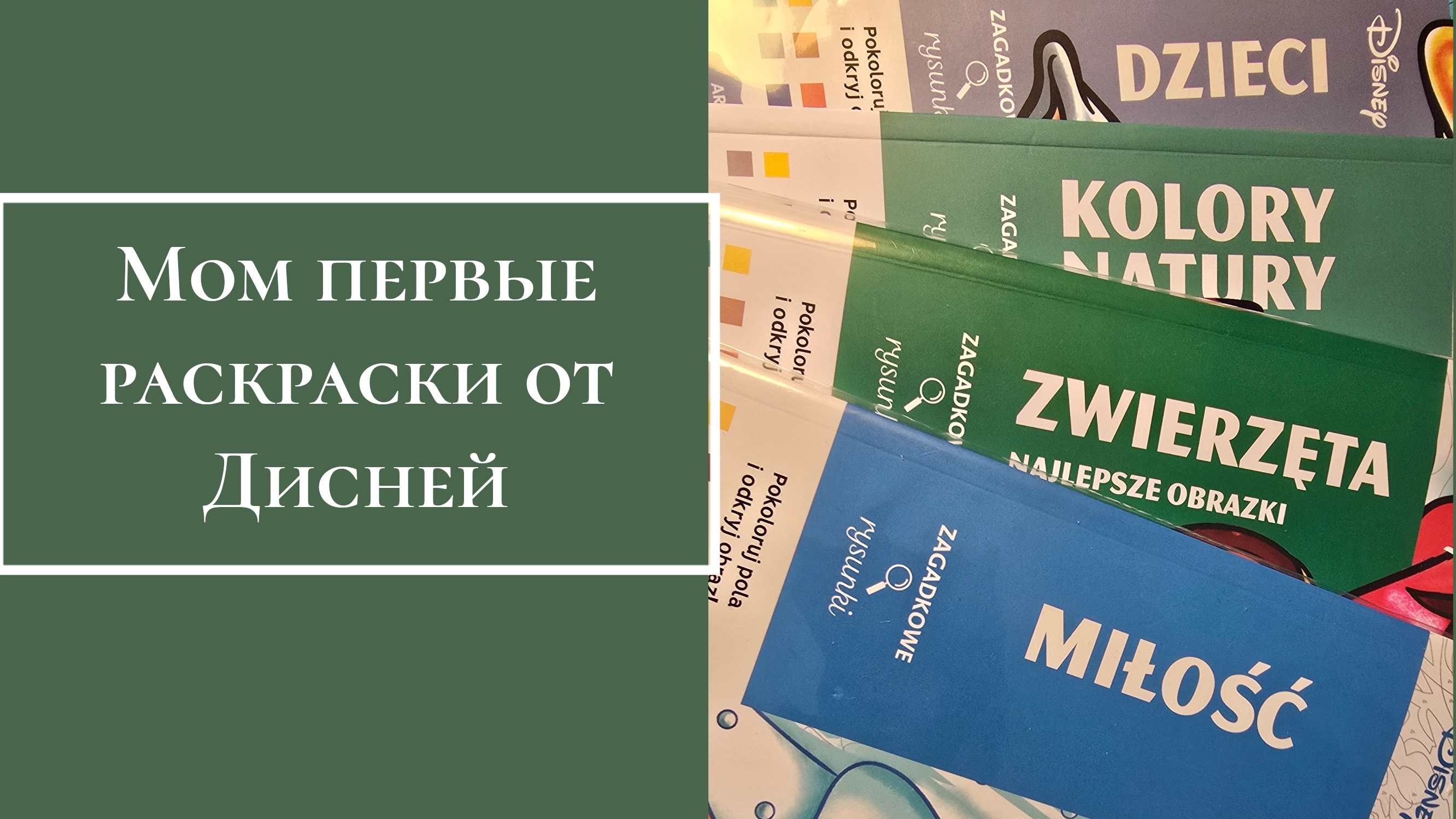 Мои первые раскраски hachette disney, обзор