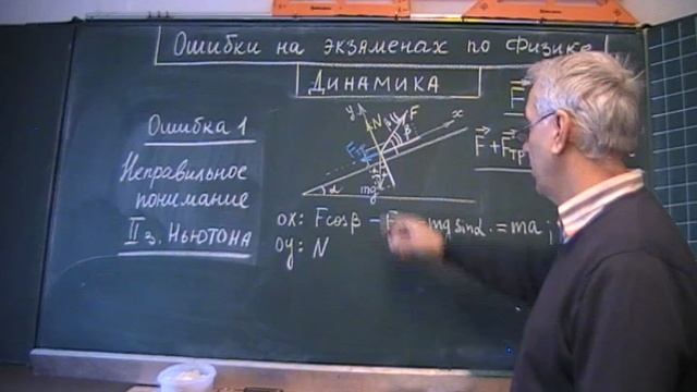 Ошибка 1. Динамика