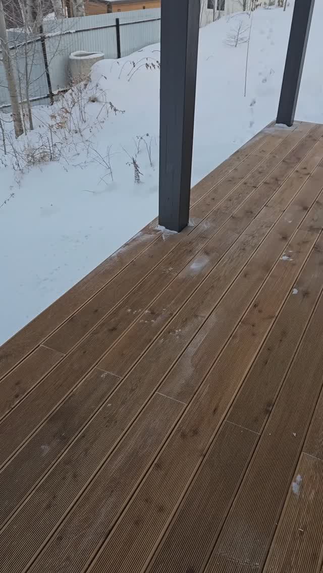 #22 Террасная доска лиственница - скрытый и открытый крепеж