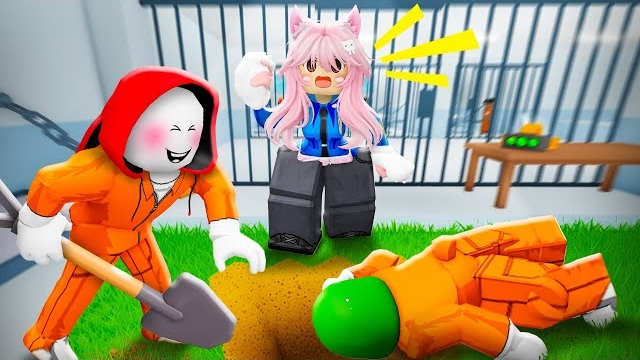 Джей Джей и Майки КОПАЮТ, ЧТОБЫ СБЕЖАТЬ ИЗ ТЮРЬМЫ! Анимация Роблокс