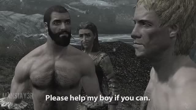 MANLY MEN. Gamerpoop song. Skyrim клип