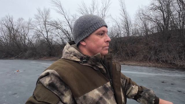 Зимняя рыбалка 2026г. Рыбалка на поплавок. Оставил жерлицы на ночь.