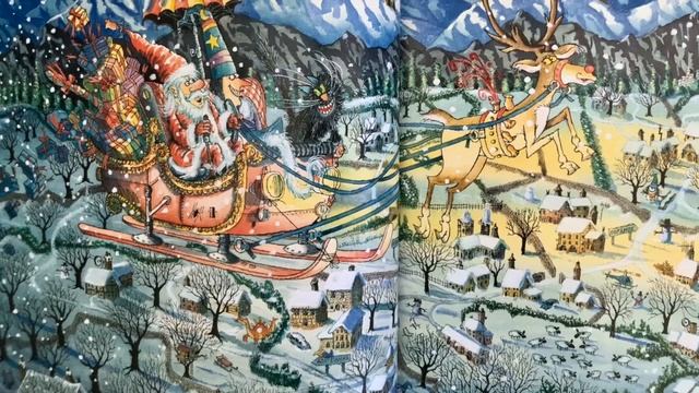 Winnie and Wilbur meet Santa