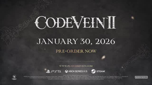 Игра Code Vein II 2025 трейлер 3