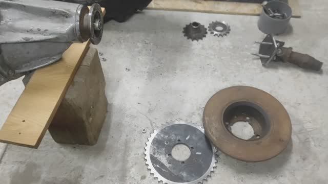 Как установить тормозной диск к звезде МИНИТРАКТОР СВОИОМИ РУКАМИ