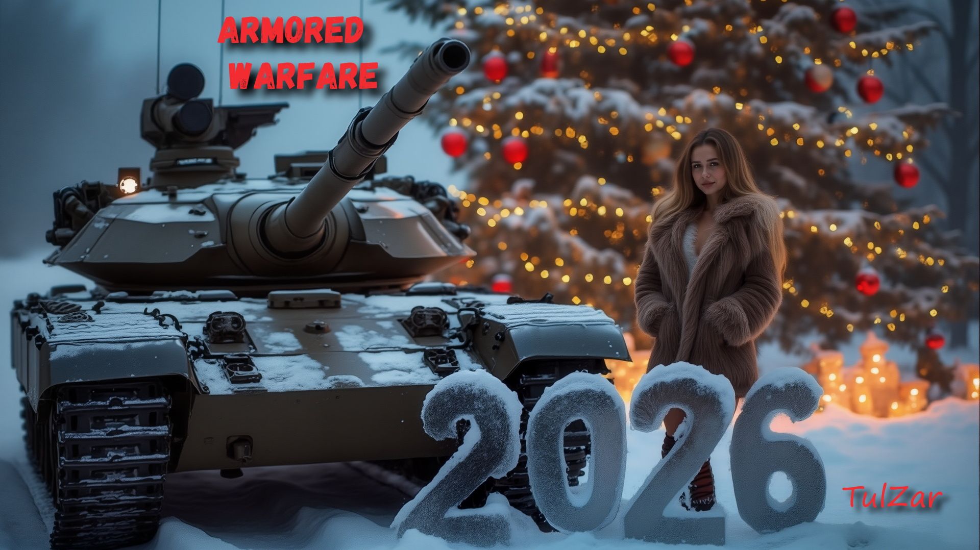 Armored Warfare🎄️️PvE🎄️️♫🎄️️Без заданий БП.