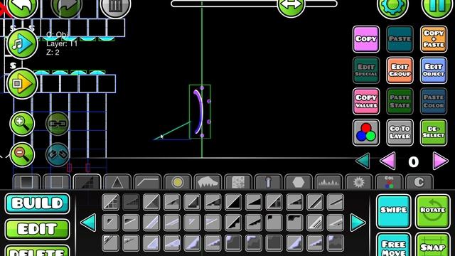 Создание уровня в Geometry Dash I 1 Часть