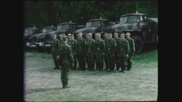 Марш автомобильной колонны