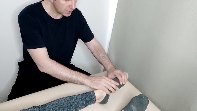 Постизометрическая релаксация (ПИР). Разгибание пальцев стопы