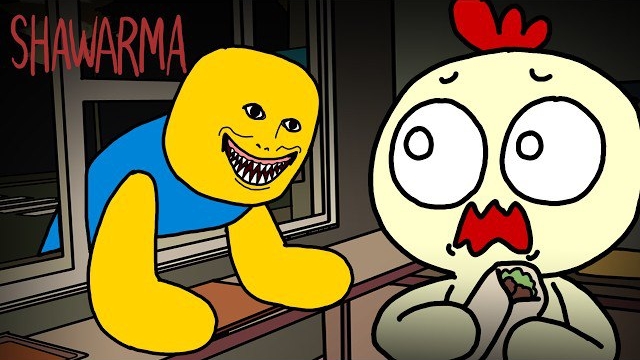 Киоск с шаурмой) Ночная смена! Анимация Роблокс