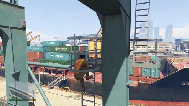 Прохождение Grand Theft Auto 5 Разведка в порту #20