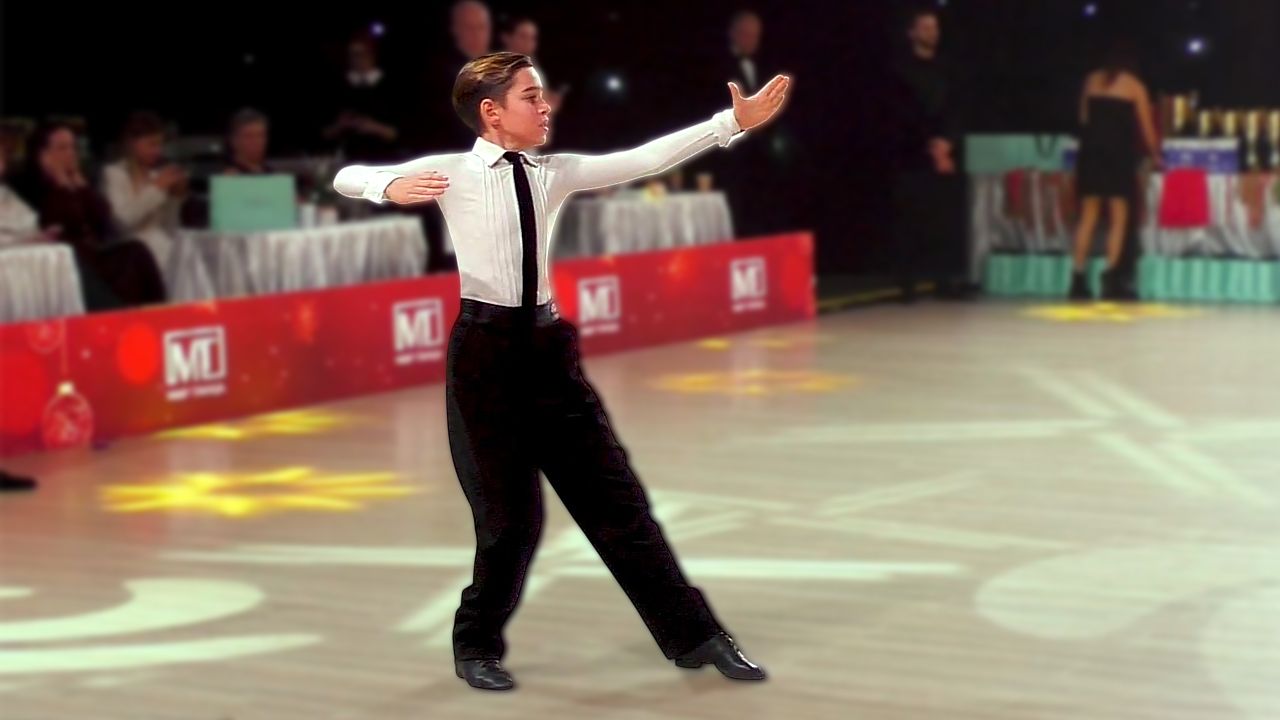 Дети-2 Соло, St (E): медленный вальс, танго, квикстеп. Belarus Open Cup 2025 / бальные танцы