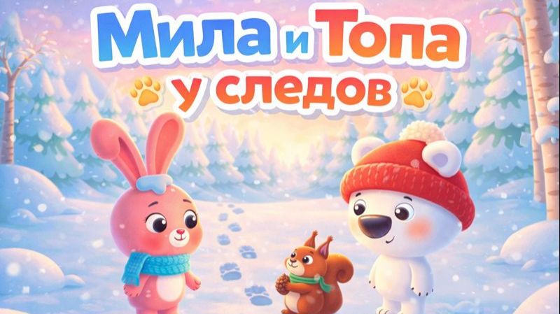 У СЛЕДОВ! ДОБРАЯ ПЕСЕНКА ДЛЯ ДЕТЕЙ ДОБРЫЕ ПЕРСОНАЖИ МИШКА И ЗАЙЧИК МИЛА И ТПОА! МУЗЫКА ДЛЯ СЕМЕЙ