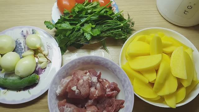 Оджахури (грузинское блюдо). Рецепт.