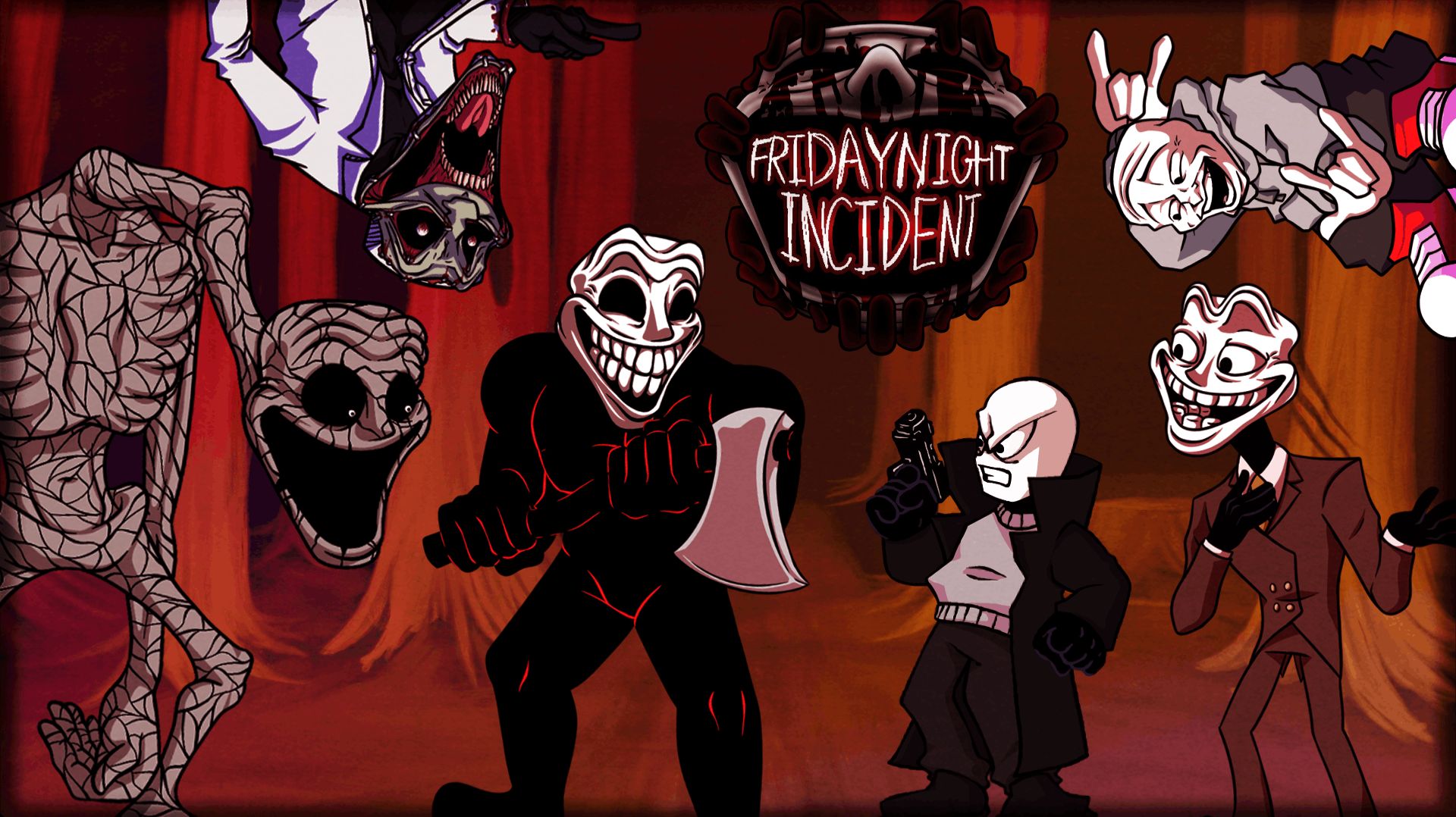 😀 3 сезон модов FNF начался! 😀 Начнём с мода FNF - Friday Night Incident MOD 😀