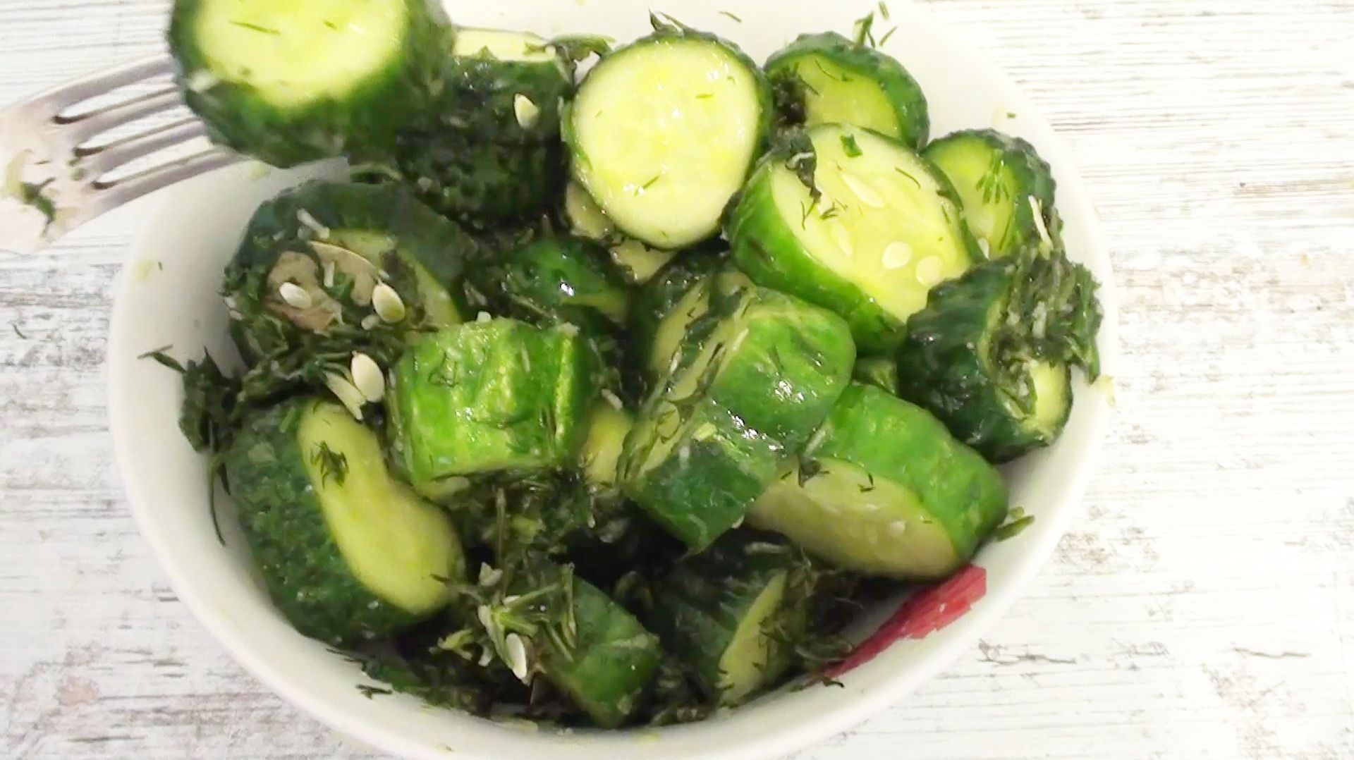 Малосольные огурцы в пакете быстрого приготовления - рецепт