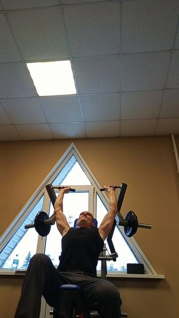 #Фулбади 4 упражнение 3. Передняя, средняя дельта. Моя тренировка в 52