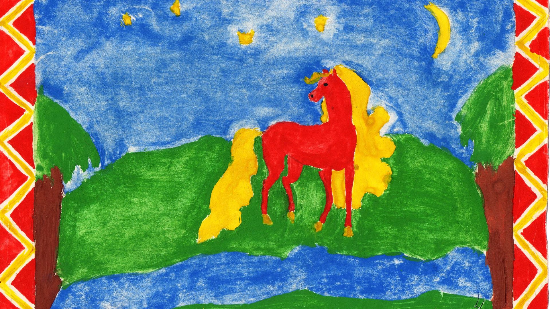 Топнет Красный Конь ногой!