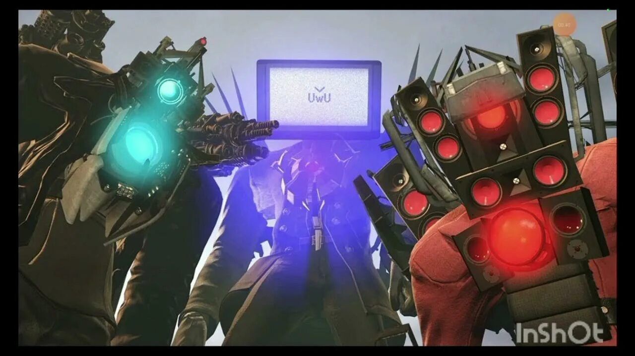 Тв мены крутые, даже их титан. Новая раса в скибиди туалет