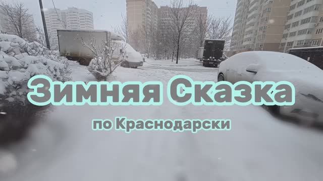 Зимняя Сказка в Краснодаре 12янв 2026,Йорк Бося:)