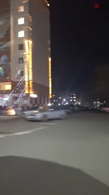 #казахстан #костанай #путешествия #дорога #город #ночь #зима