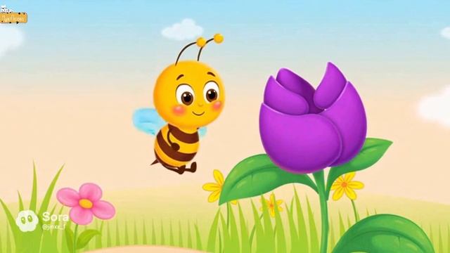 ДЕТСКАЯ ПЕСЕНКА ЖУ-ЖУ-ЖУ, ВЕСЕЛАЯ ПЧЕЛККА.