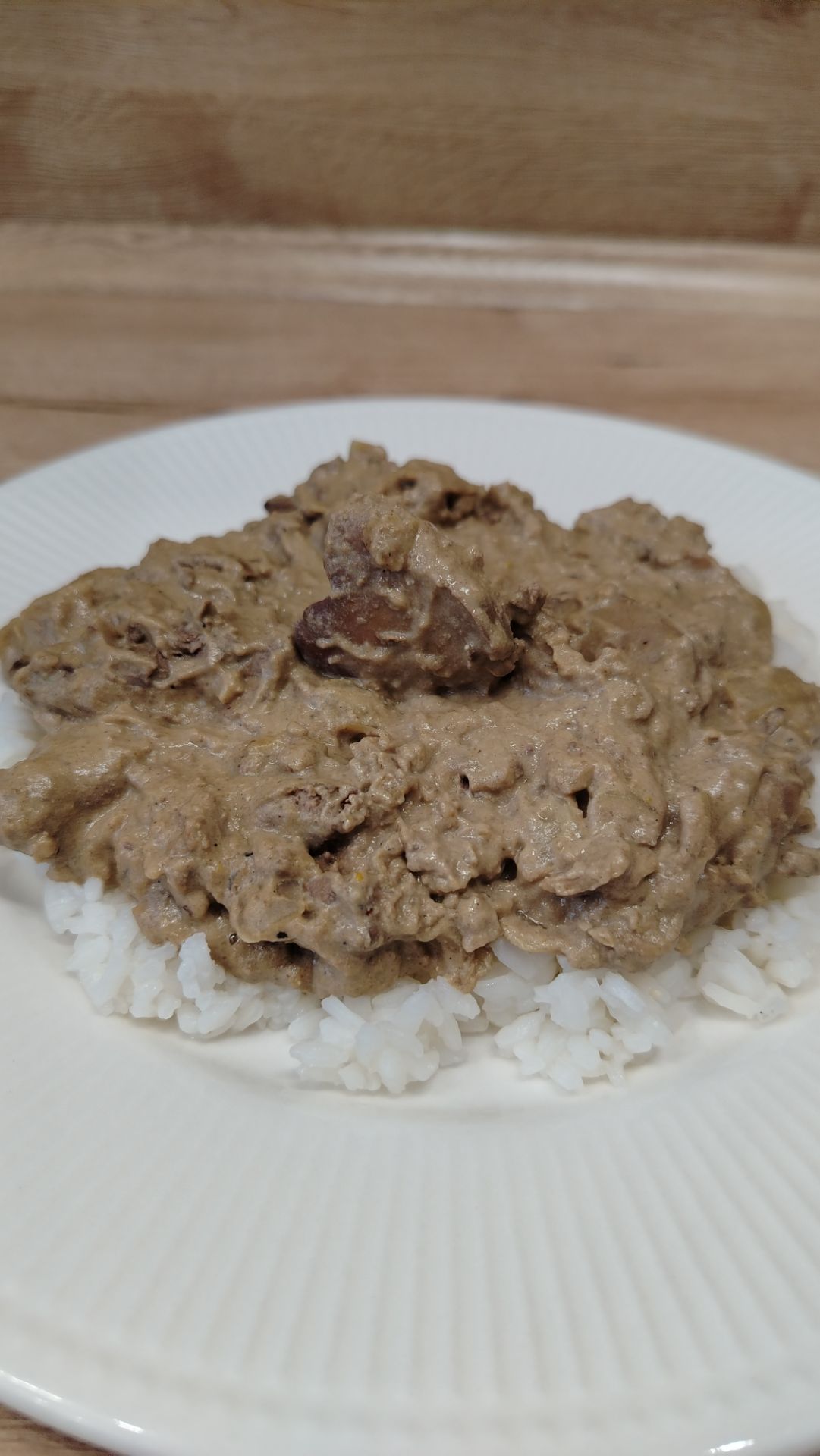 Куриная печень в сметане