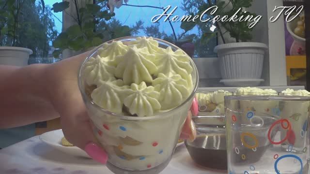 Тирамису в стакане Рецепт