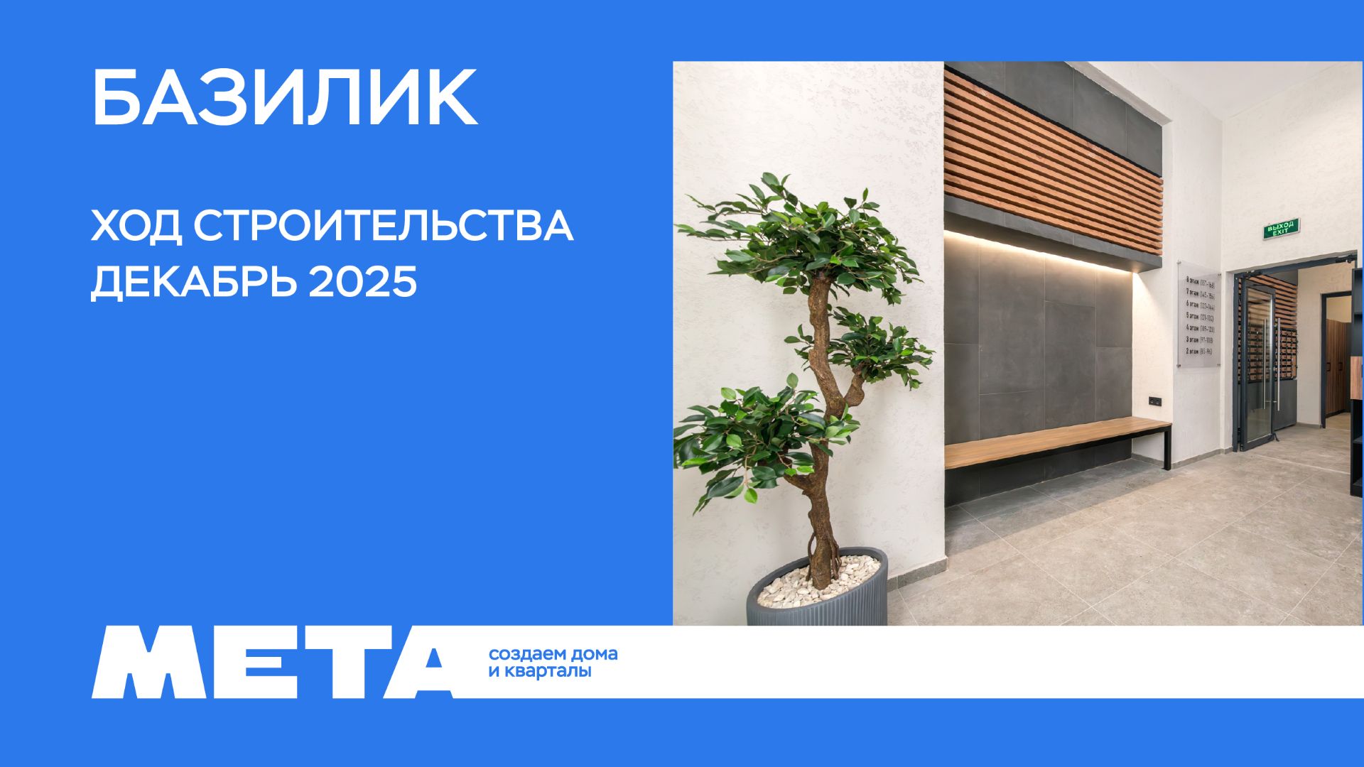 Ход строительства Базилик (декабрь)