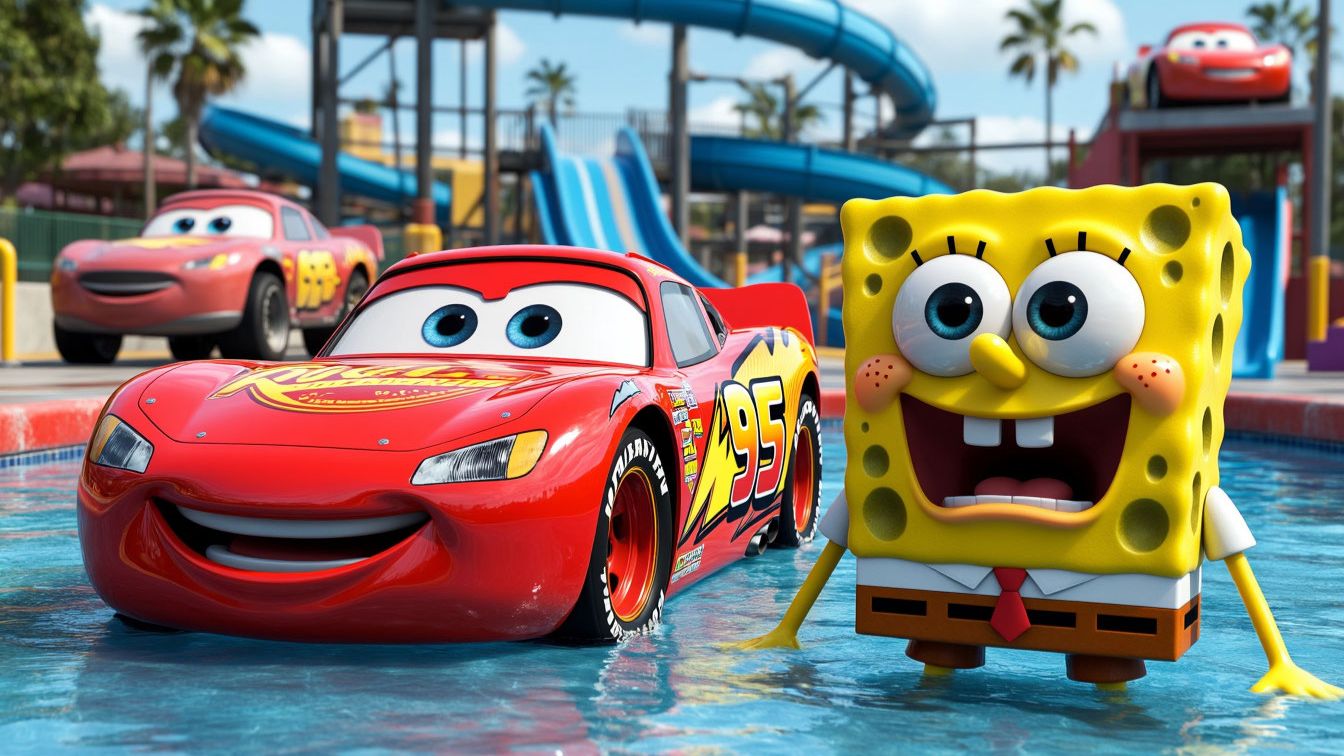 Мультик тачки Молния Маквин  бегут от Зомби. Побег в Прериях Дикого Запада. Продолжение