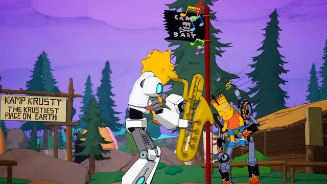 Короткометражка «Дождь из пончиков» в коллаборации Fortnite x The Simpsons.