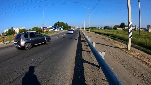 По трассе на Sherman L в Курган с поездкой по городу и обратно 2025 год часть 13