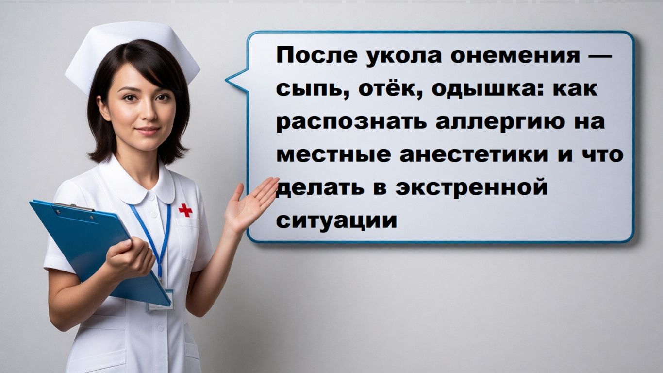 Аллергия на местные анестетики: причины, симптомы, диагностика и лечение