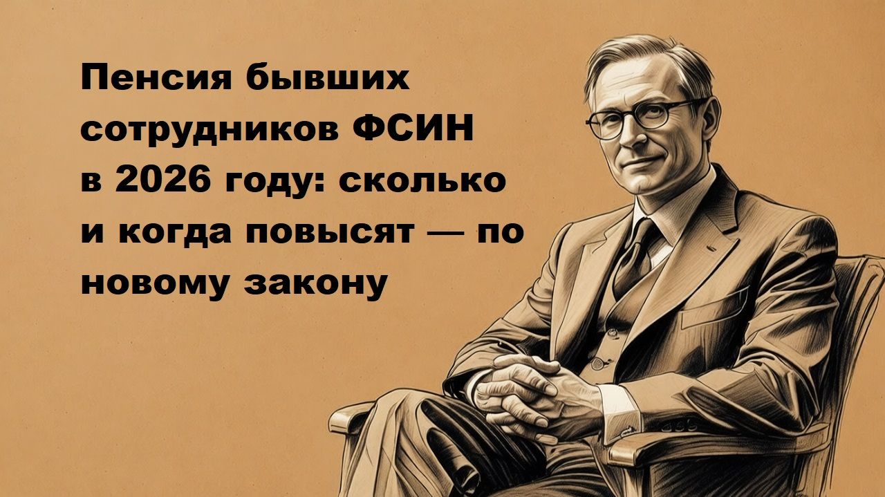 Индексация пенсий в 2026 году пенсионерам ФСИН