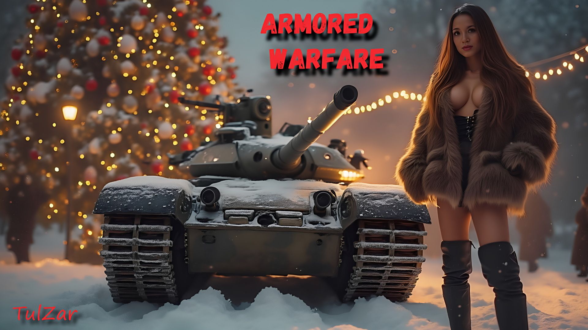 Armored Warfare🎄️️PvE🎄️️♫🎄️️ОБТ.Вёльфли.