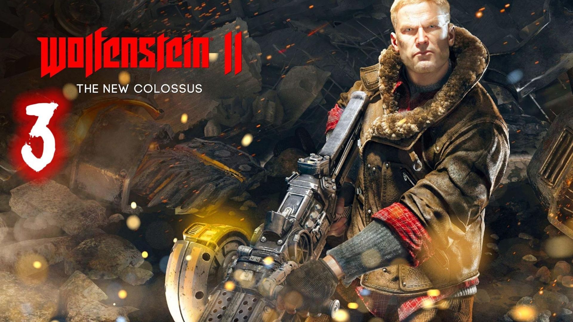 WOLFENSTEIN 2 New Colossus Прохождение #3