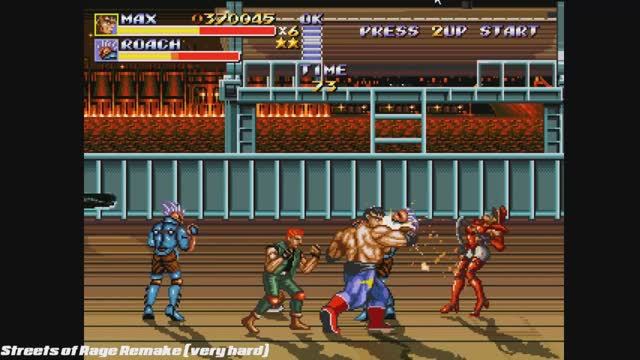 Streets Of Rage Remake (very hard) - прохождение на стриме