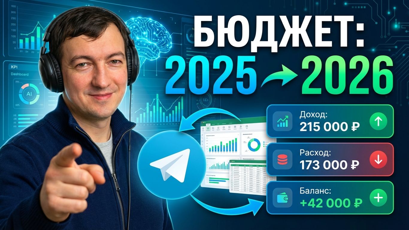 Как перейти с 2025 на 2026 в бюджете через Telegram, n8n и AI #n8n #telegrambot #ai
