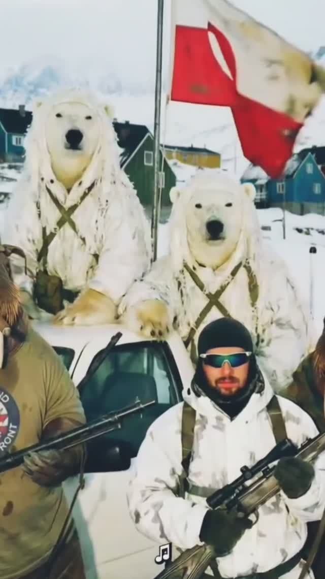 Гренландия даст отпор☝️😜🇬🇱