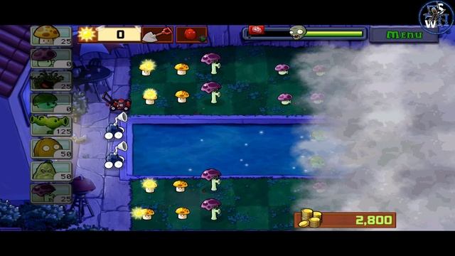 Plants vs. Zombies: Бассейн ночь!