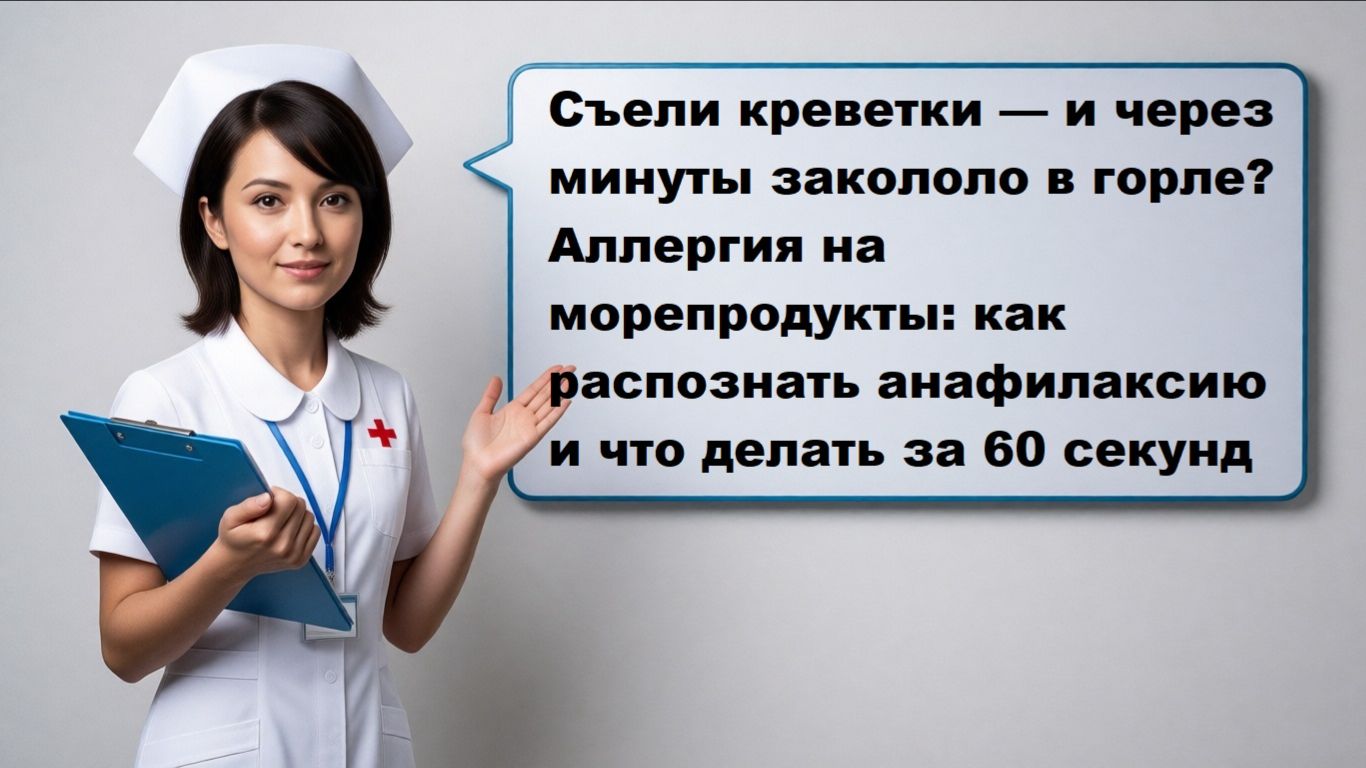 Аллергия на морепродукты: причины, симптомы, диагностика и лечение