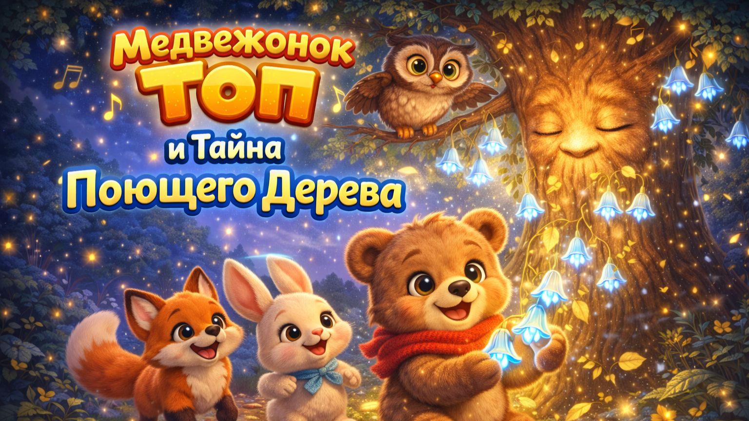 4 серия. Мишка Топ и Тайна поющего Дерева. Четвертая серия про Мишку Топу.