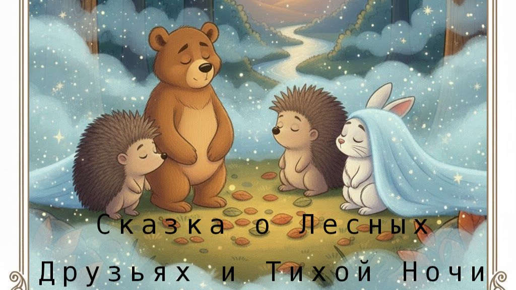 Сказка о лесных друзьях и тихой ночи